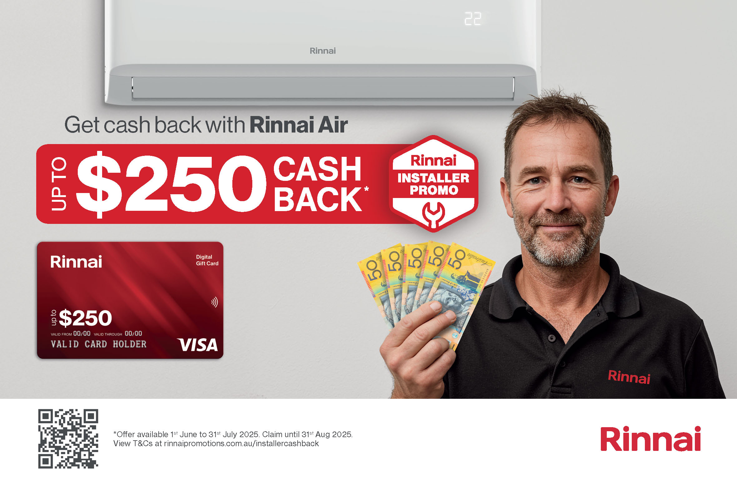 Rinnai & Plumbing Plus Cashback Promotion 2025 | Rinnai Australia