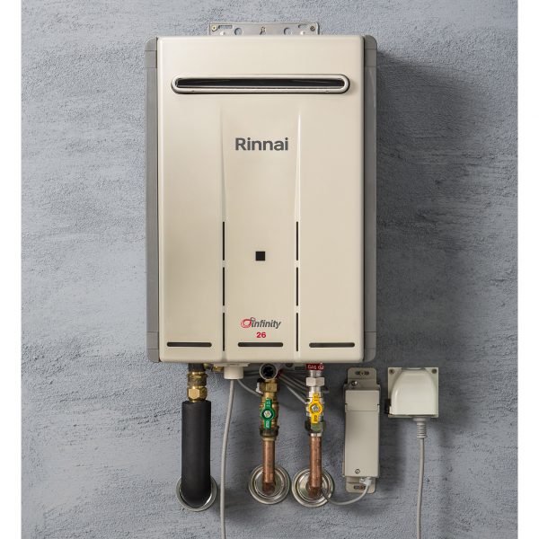 Infinity 26 Touch Continuous Flow Hot Water System Rinnai Australia
